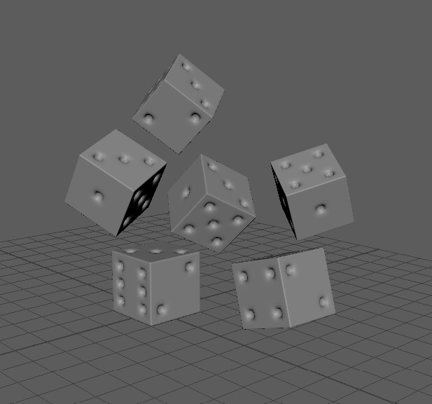 ArtStation - Simple and Custom Dice Project
