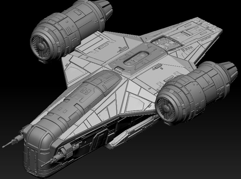 ArtStation - SW - Razor Crest FanArt