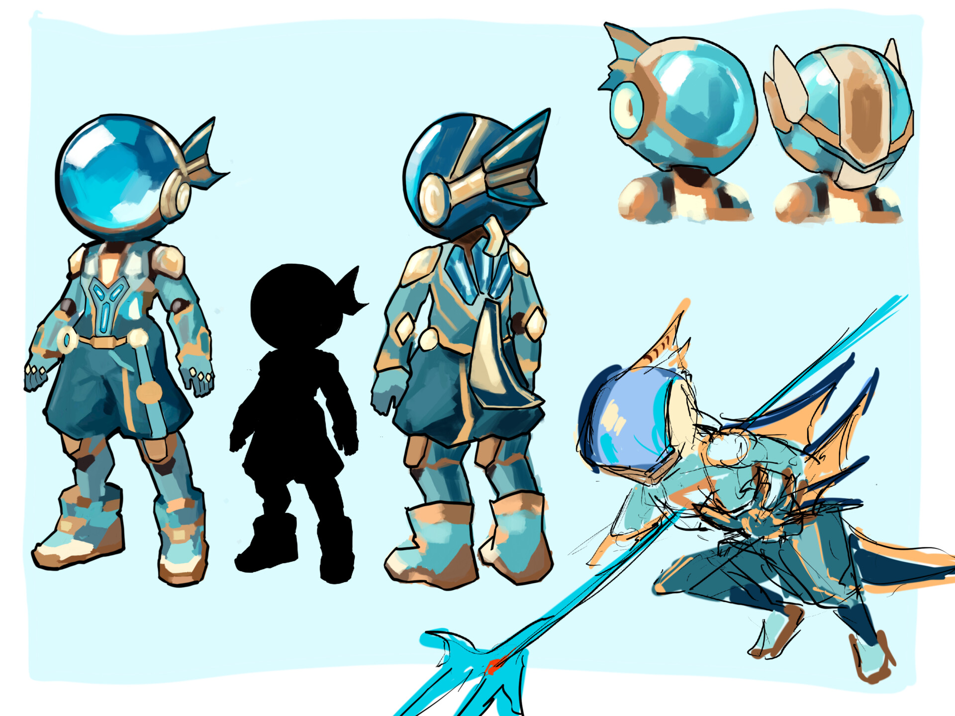 ArtStation - diver concept