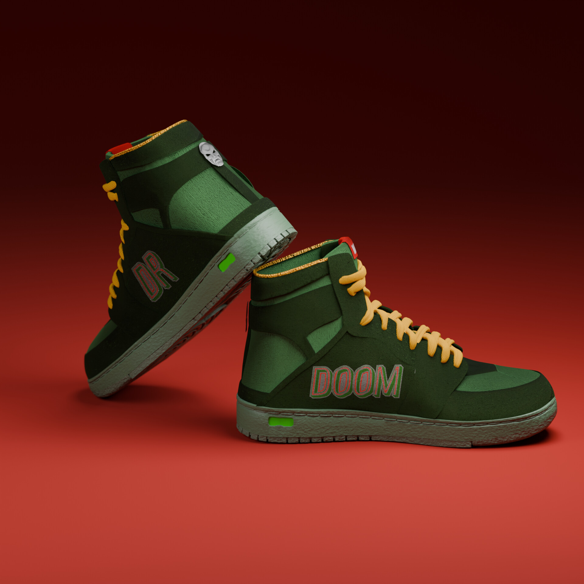 ArtStation - DR DOOM Shoe Concept