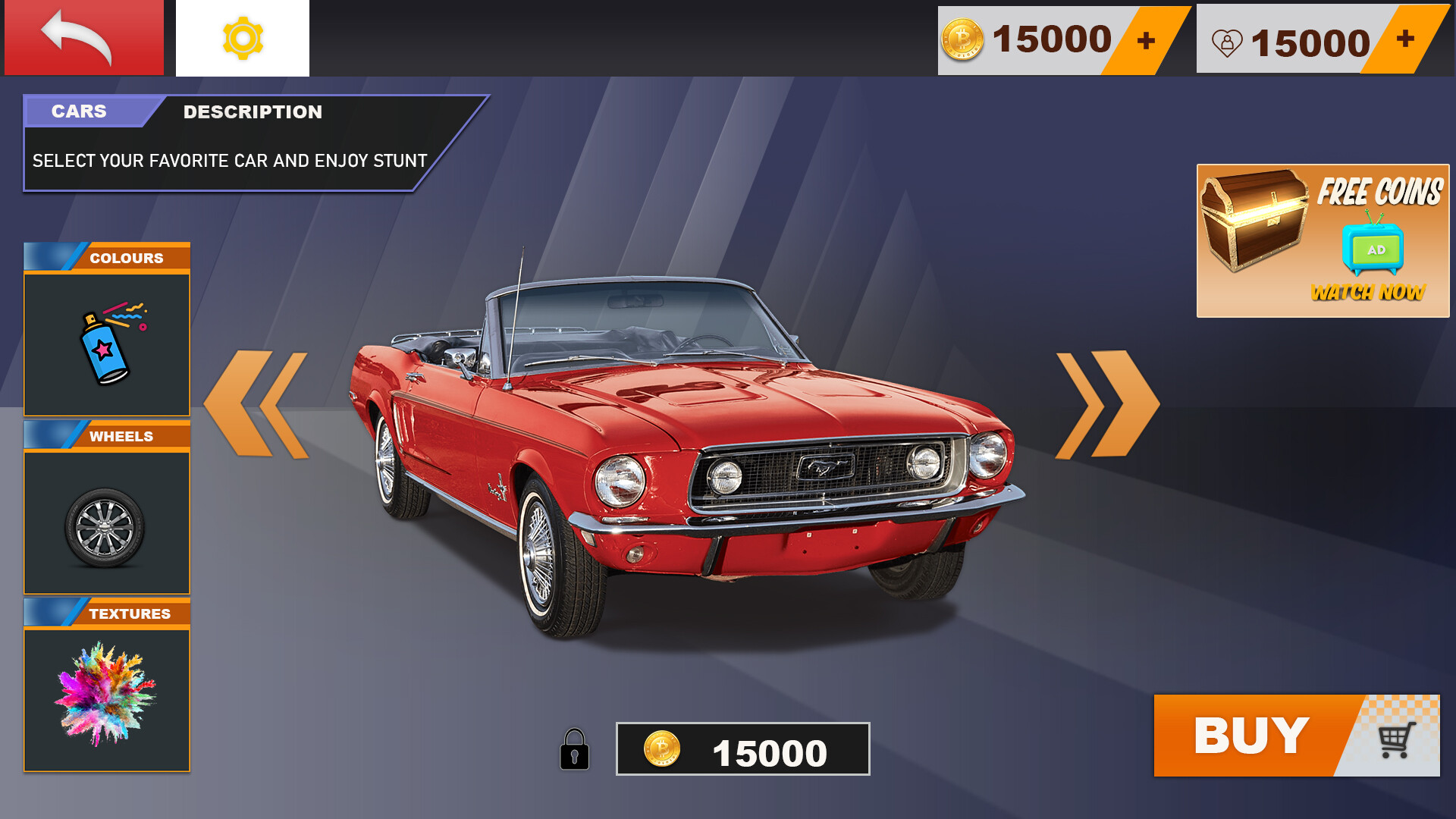 ArtStation - caar racing game ui