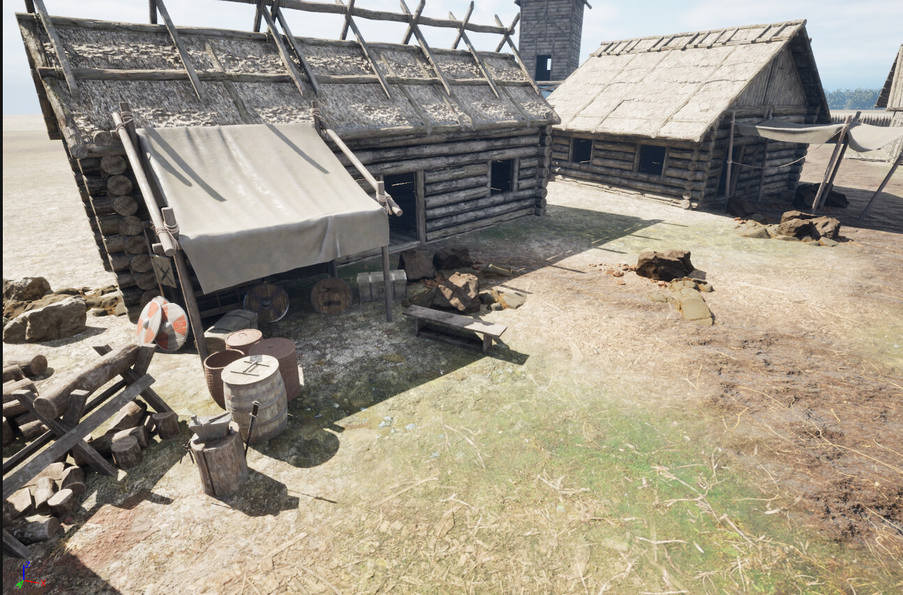 ArtStation - Kingdom at War: Moonside Village