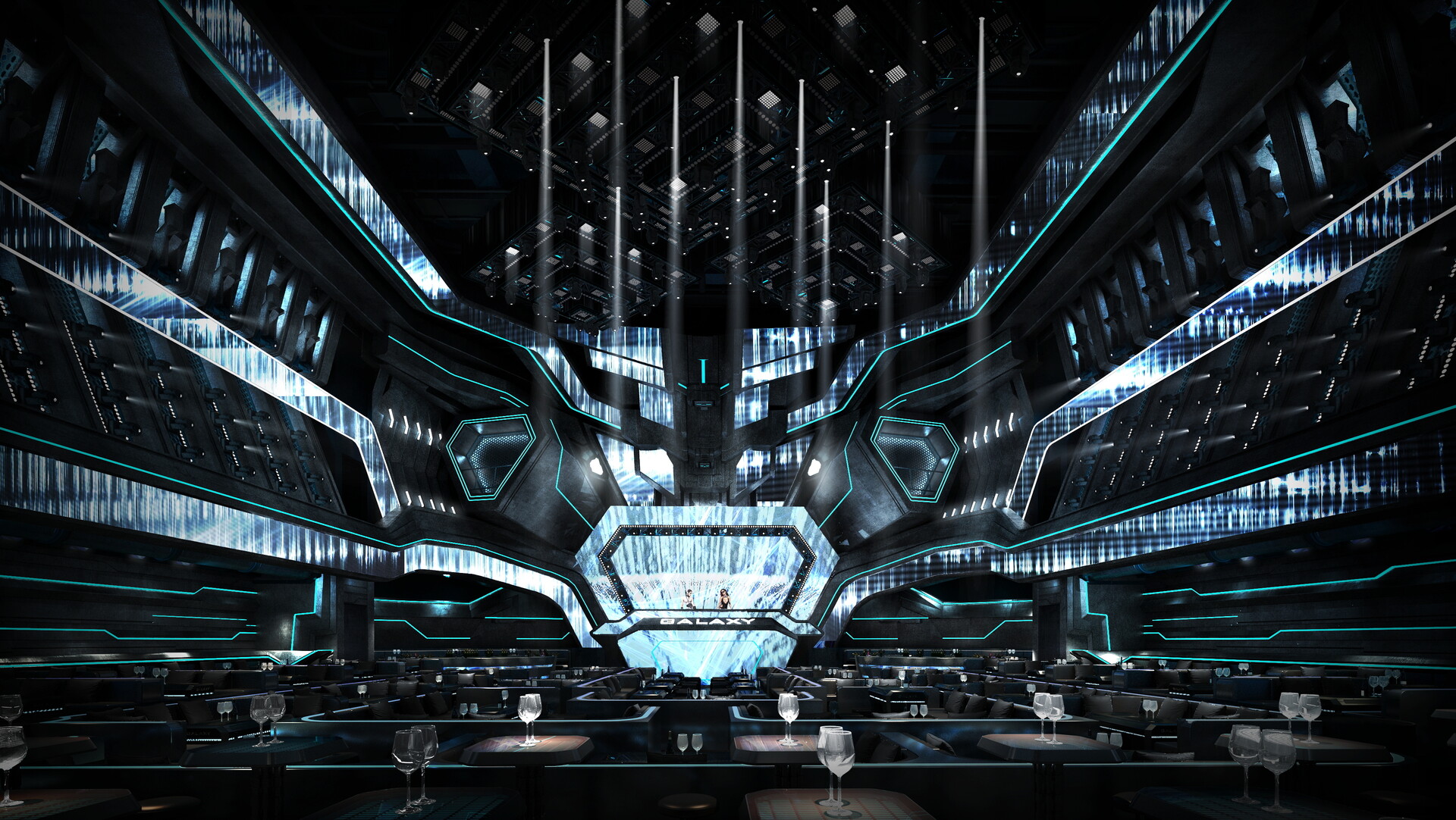 ArtStation - Large high-altitude party bar