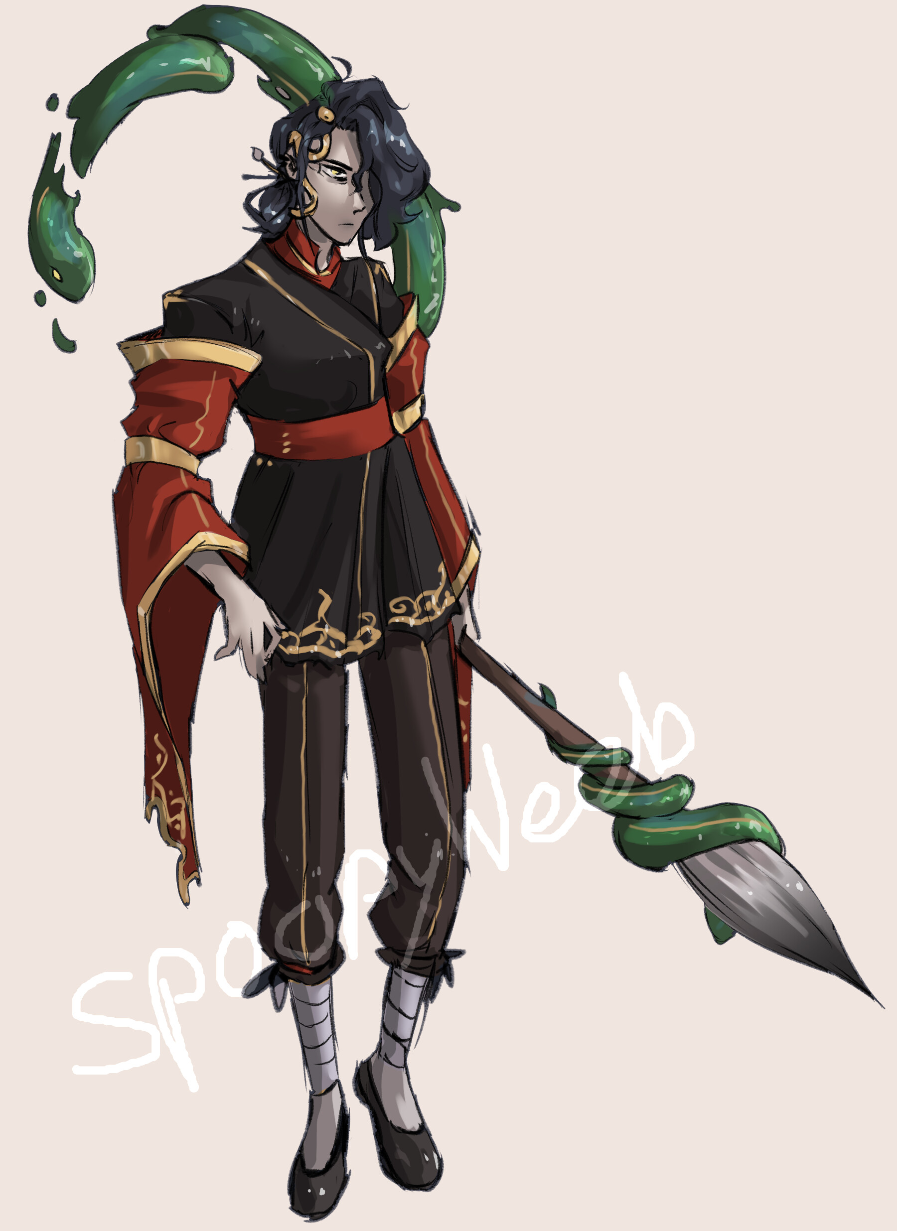 ArtStation - Hwei Fan Skin Concept