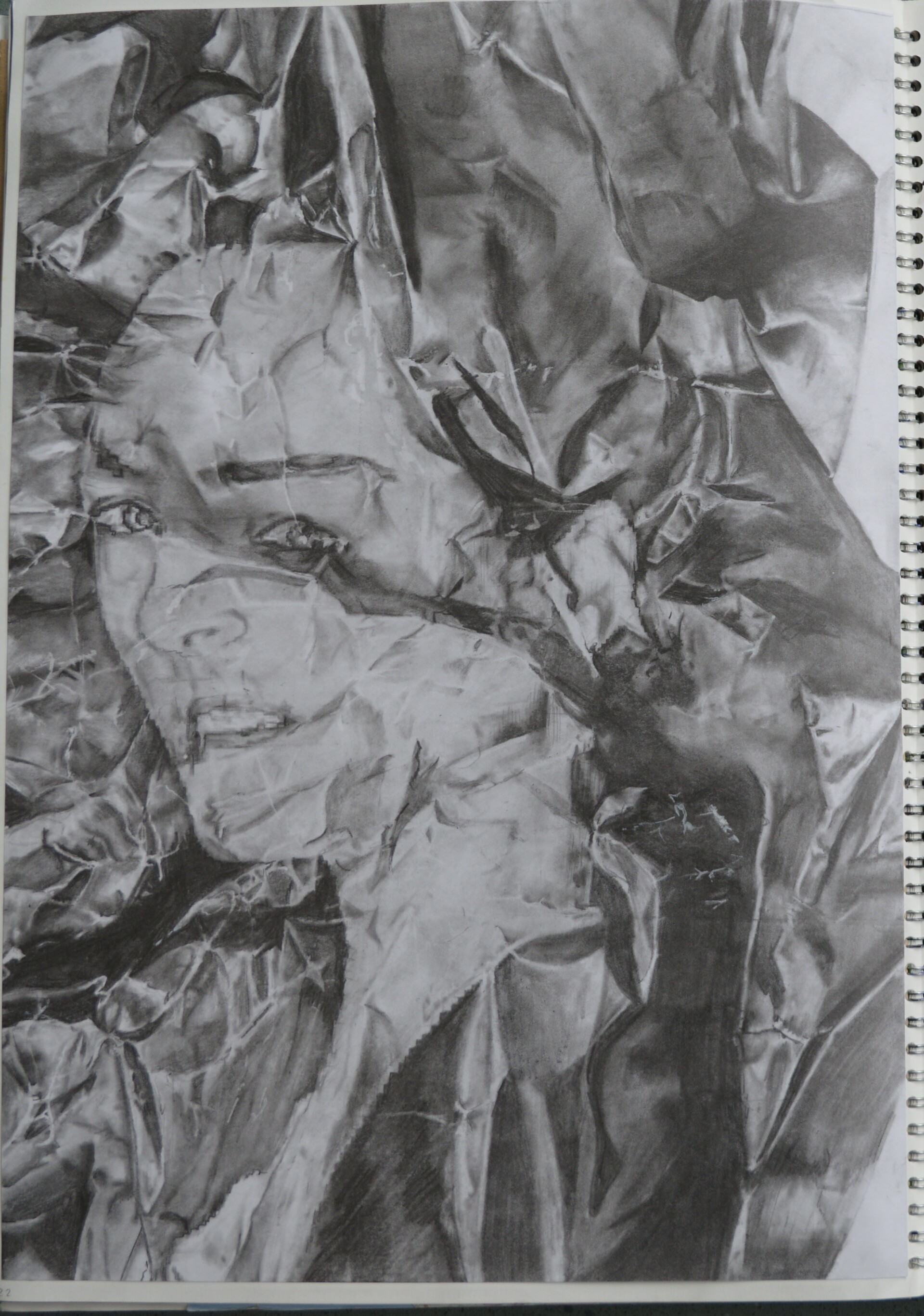 ArtStation - A-Level ‘Journeys’ Facial distortion