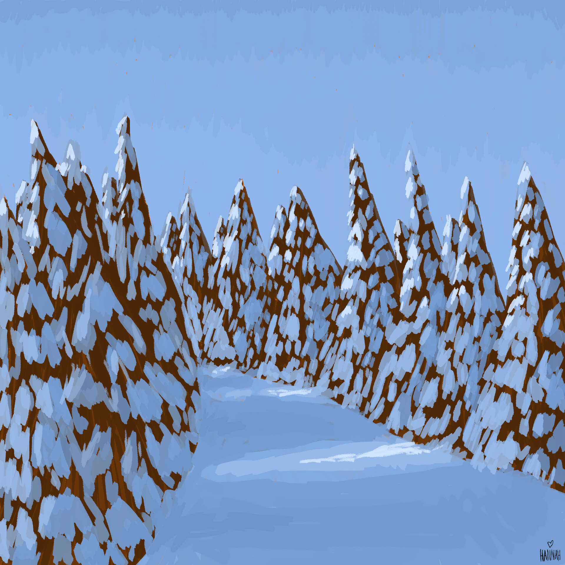 ArtStation - Snowy Landscape