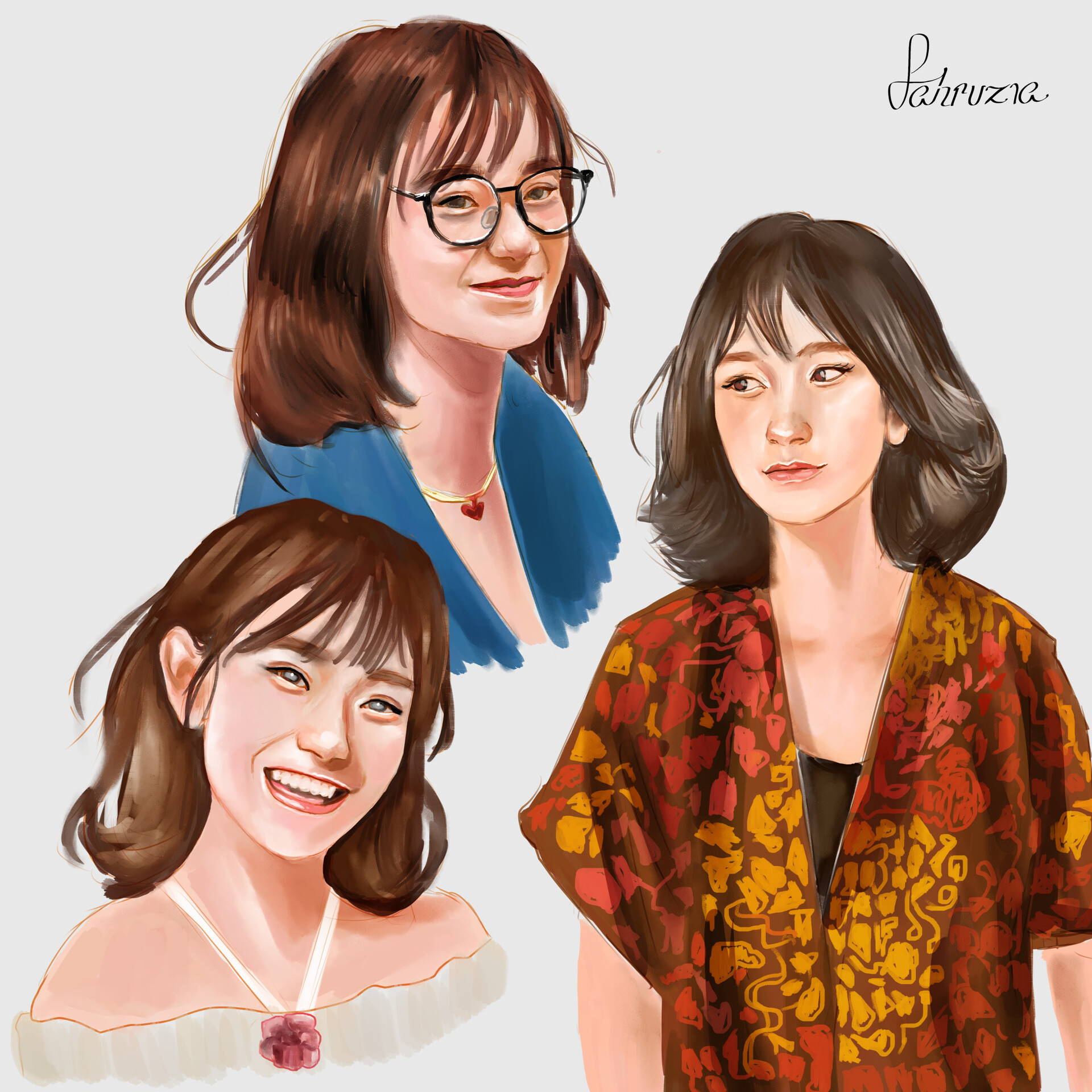 ArtStation - Fan Art "Freya" Idol Member of JKT48