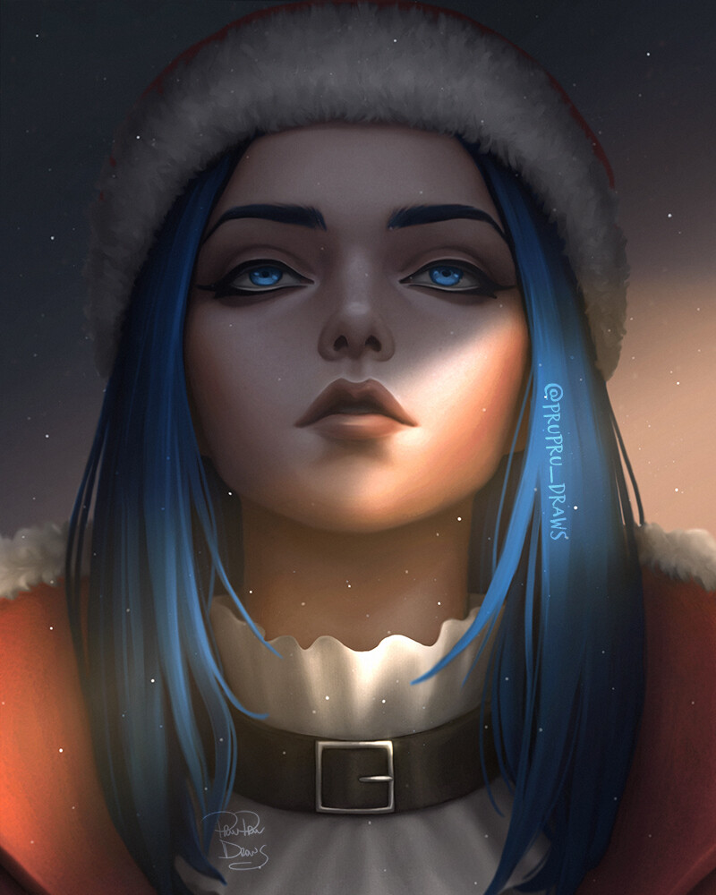 ArtStation - Santa Caitlyn fan art