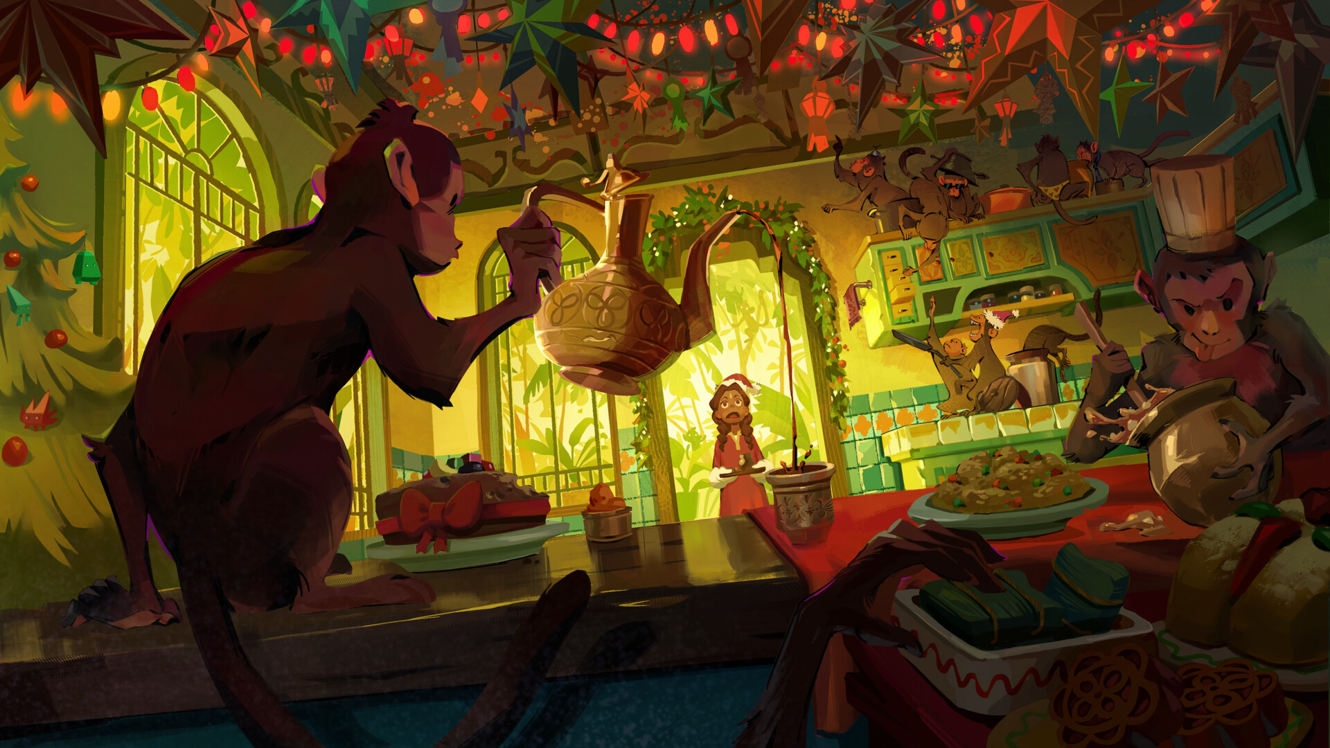 ArtStation - Uninvited Guests [Lightbox Expo Holly Jolly Paintathon ...