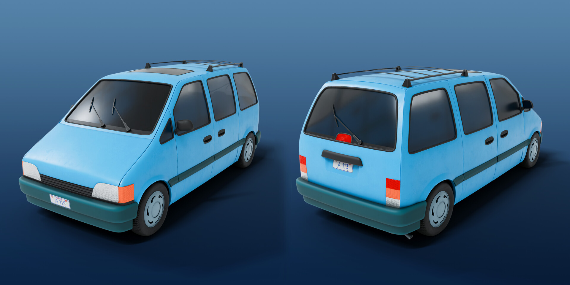 ArtStation - The Davis Family Van - Toy Story 2