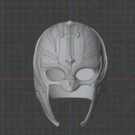 ArtStation - 3D Printable Cosplay Helmet design