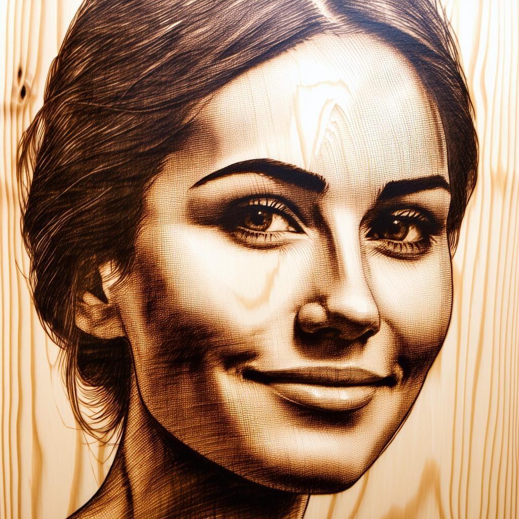 ArtStation - Pyrographic Portraits
