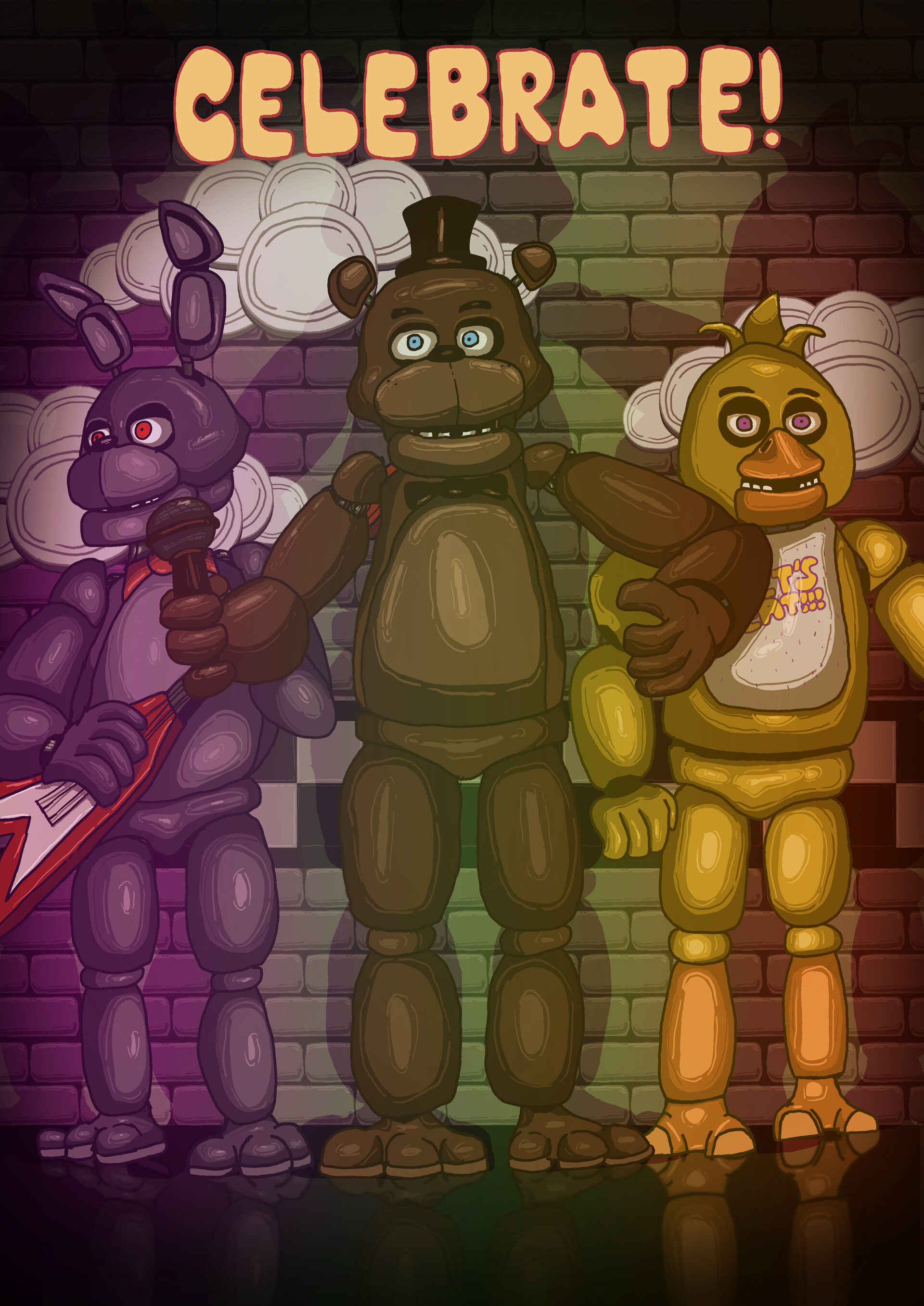 ArtStation - FNAF Film Security Office Posters