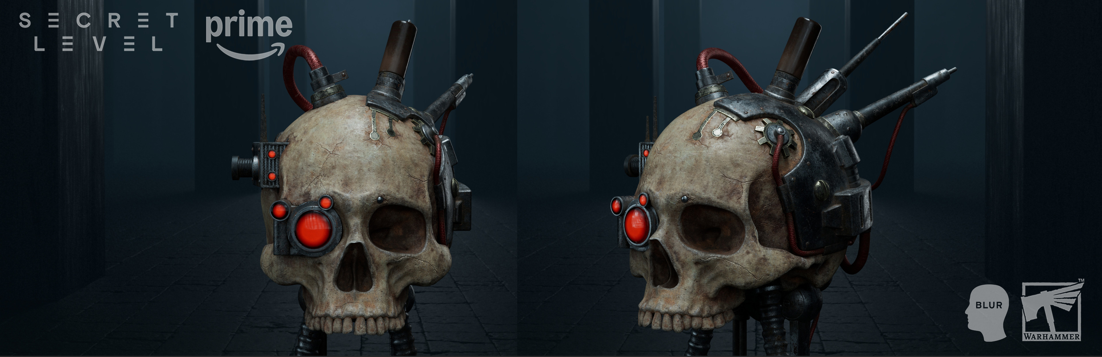 Andrea Bertaccini - Secret Level - Warhammer 40k | SpaceMarine/ServoSkull