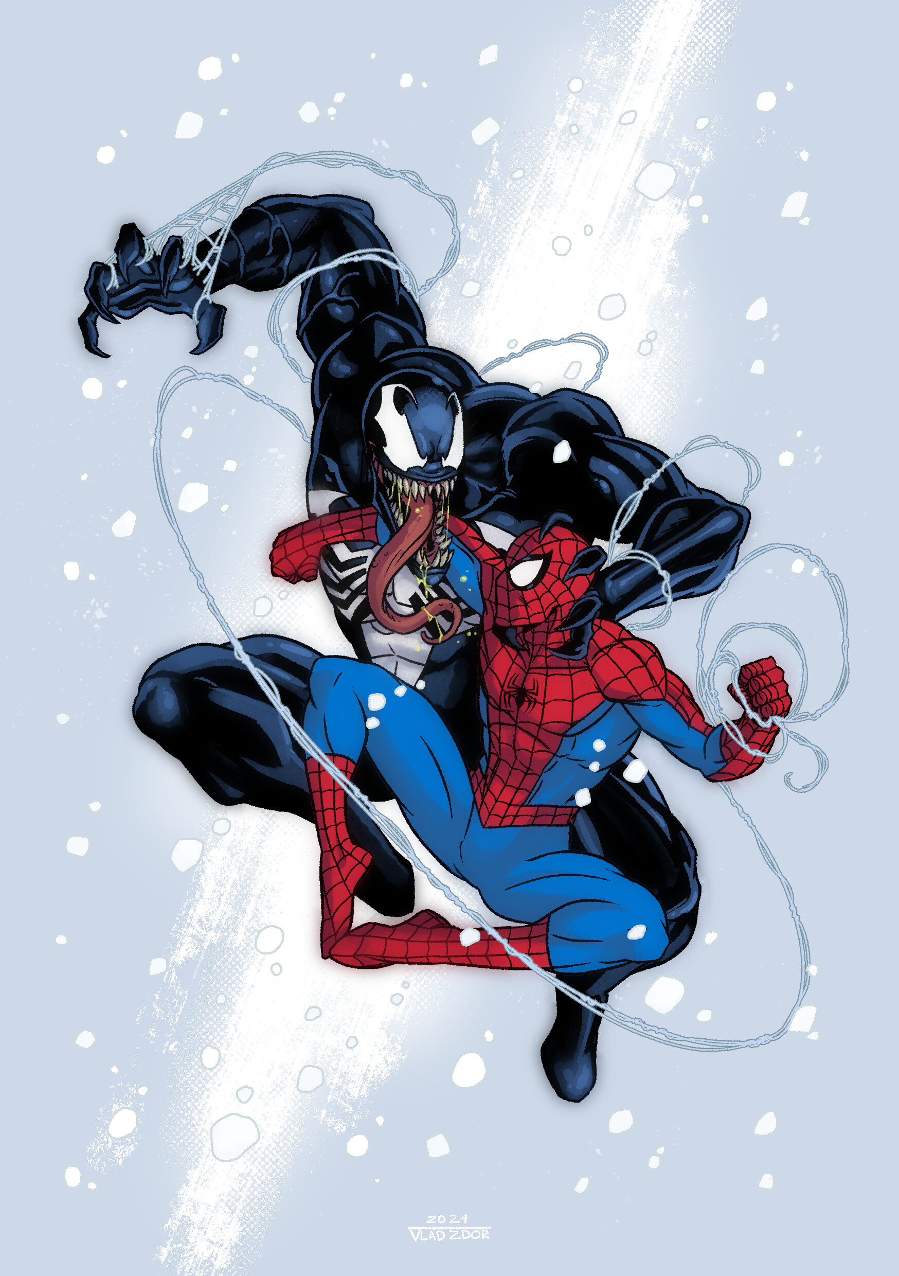 Venom Vs. Spiderman Zeichnungen Fight To Win! — Fight To Win Venom