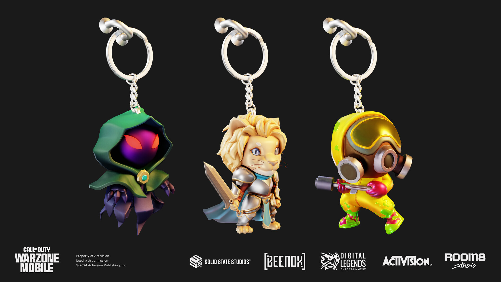 Room 8 Studio - Portfolio - 3D Charms (Call of Duty: Warzone Mobile)