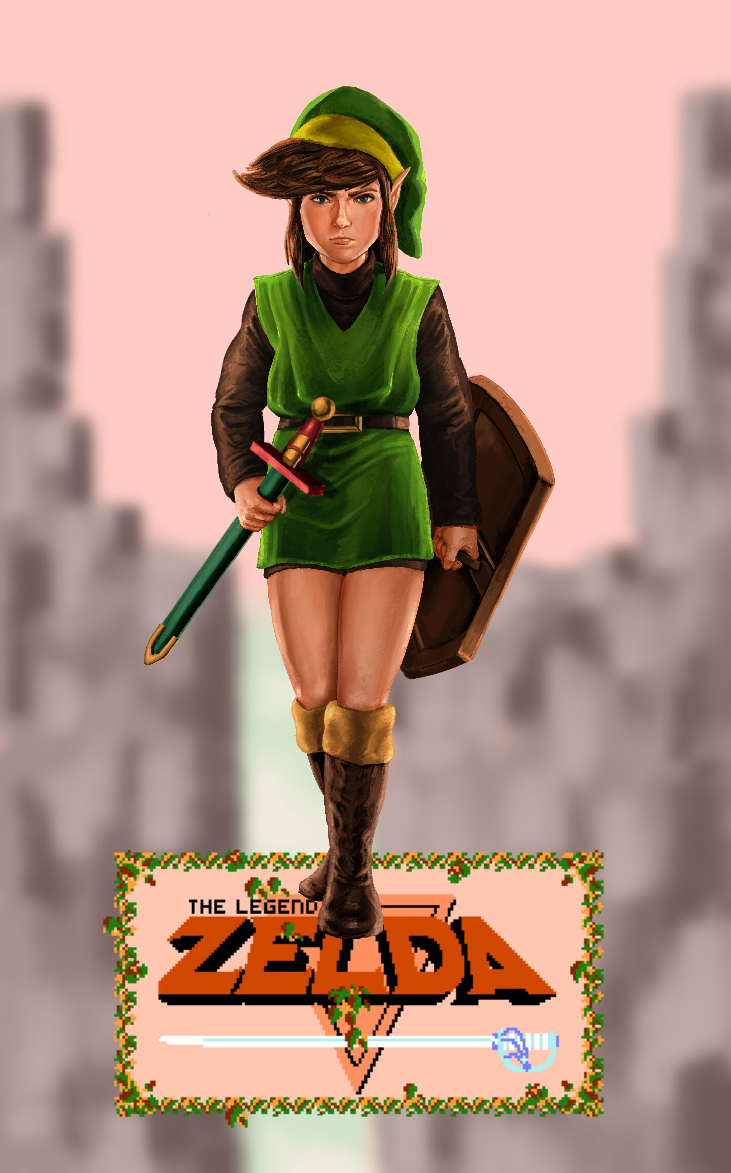 Ted Curtis - Link - The Legend of Zelda (1986)