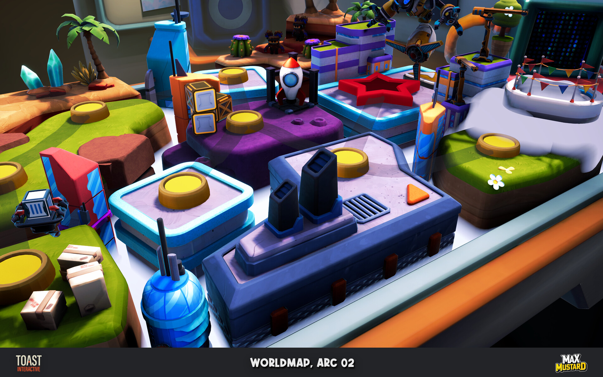 Jonathan Bradley, CGI Generalist - Max Mustard - World Map, Arc 02