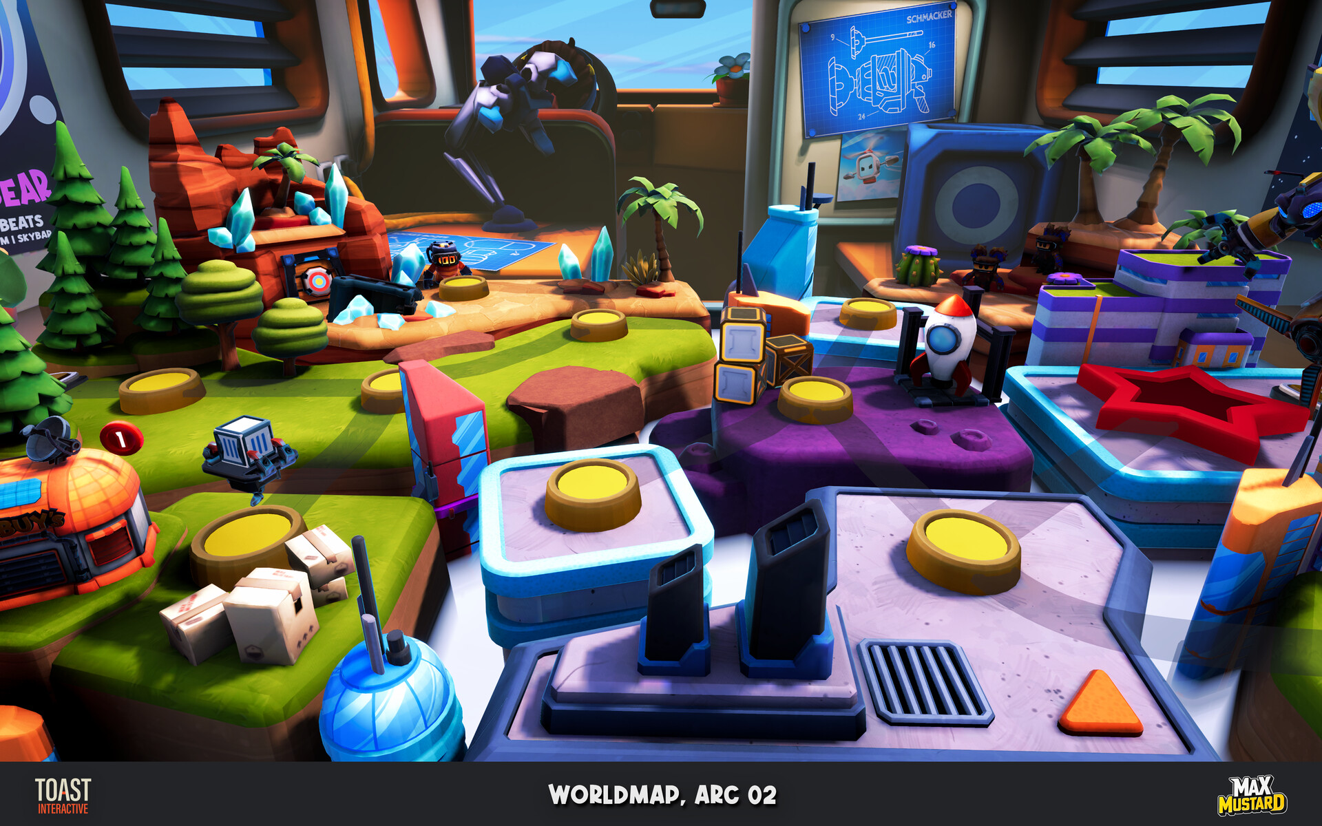 Jonathan Bradley, CGI Generalist - Max Mustard - World Map, Arc 02