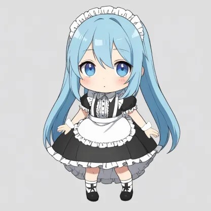 ArtStation - Maid-chan chibi model