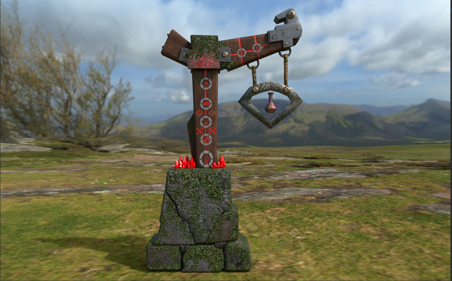 ArtStation - Mystical Post: The Lost Trials