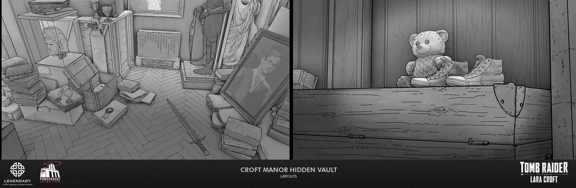 Weston T Jones - Croft Manor Interiors- Tomb Raider: The Legend of Lara ...