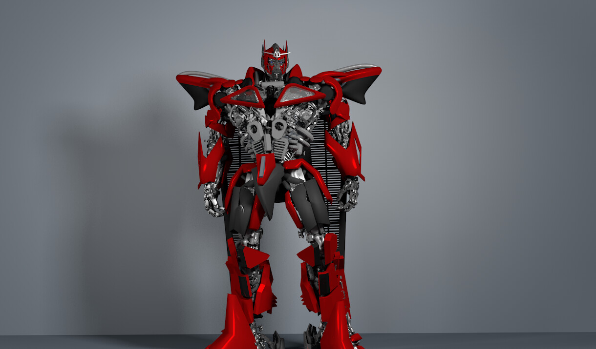 ArtStation - Sentinel prime model in work