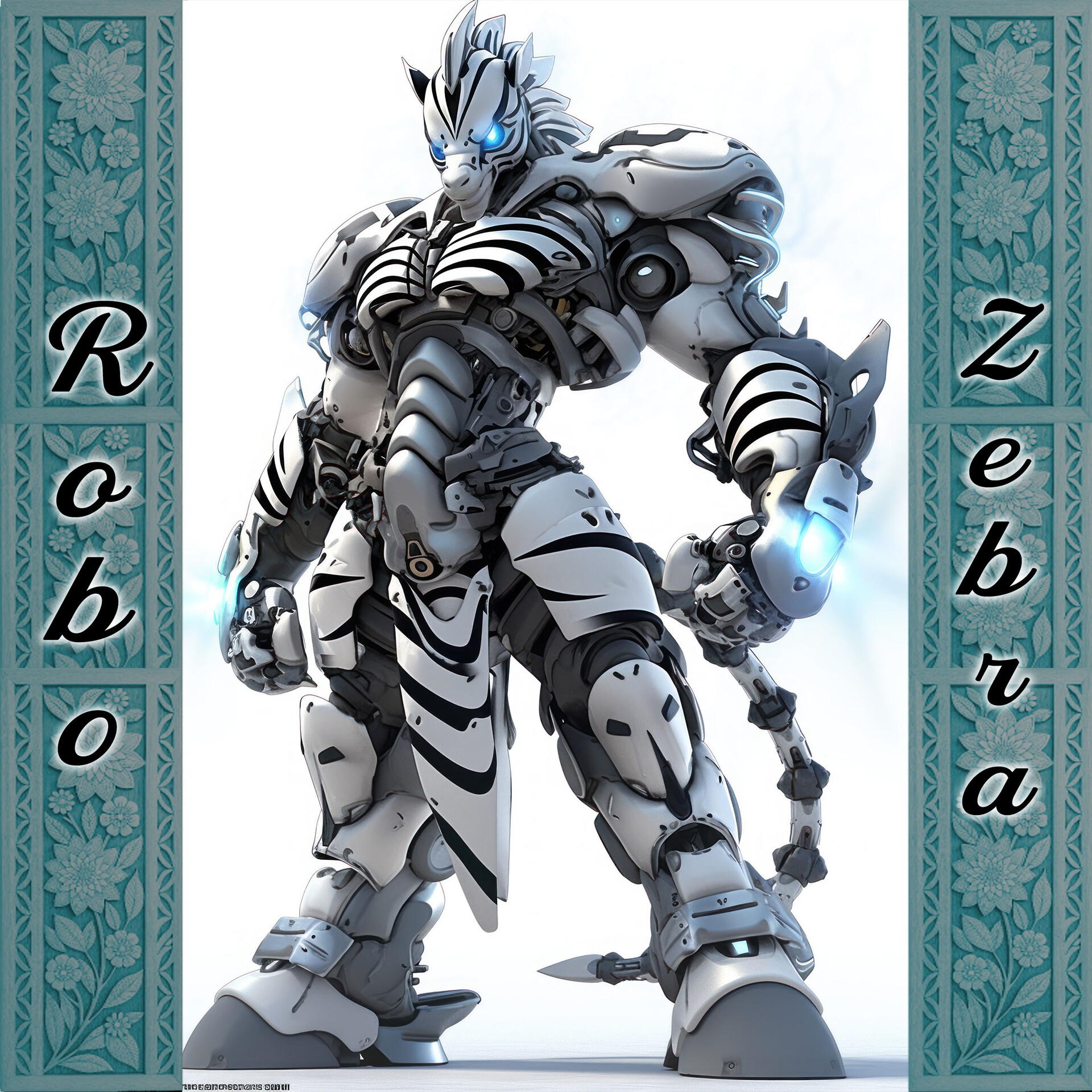 ArtStation - 200 Robo Zebra - 4K Resolution - V.30