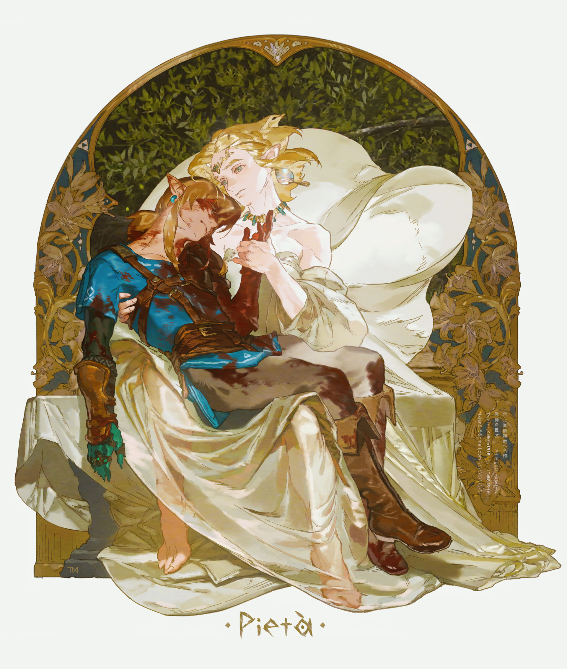 ArtStation - Zelda&Link - Pieta