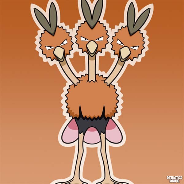 ArtStation - Dodrio, Pokémon