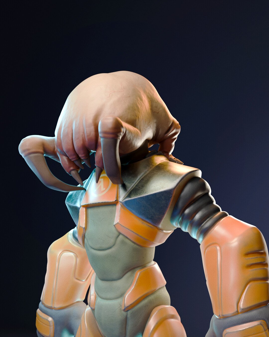 ArtStation - Stylized Gordon Freeman and Headcrab