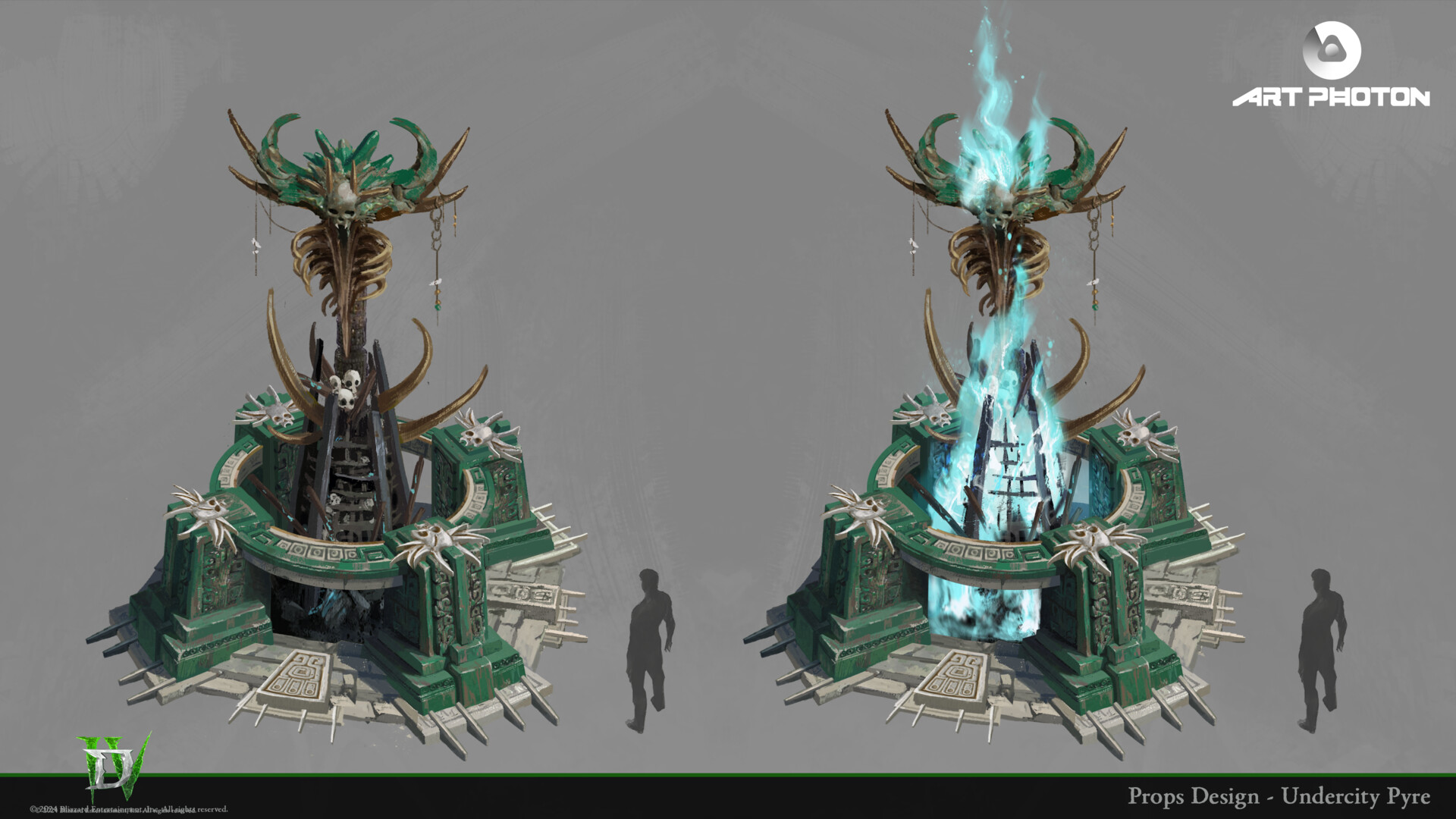 Art Photon Studio - Diablo IV: Props Design - Props Design - Undercity Pyre