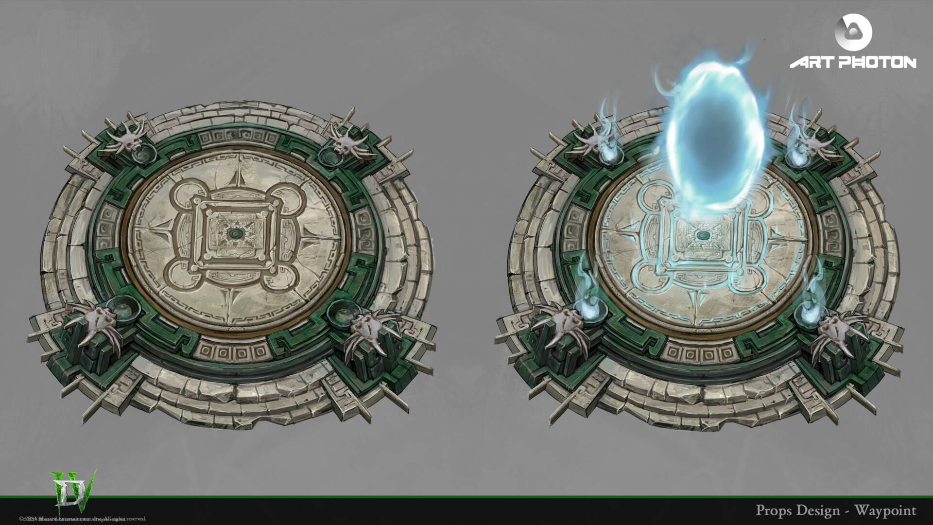 Art Photon Studio - Diablo IV: Props Design - Props Design - Undercity Pyre
