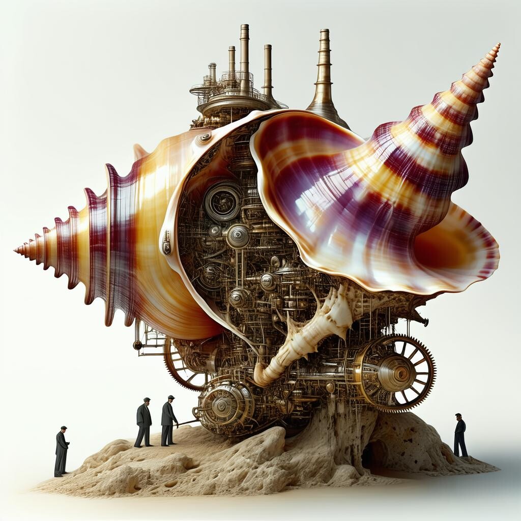 ArtStation - Cauchey-Dali conch shell