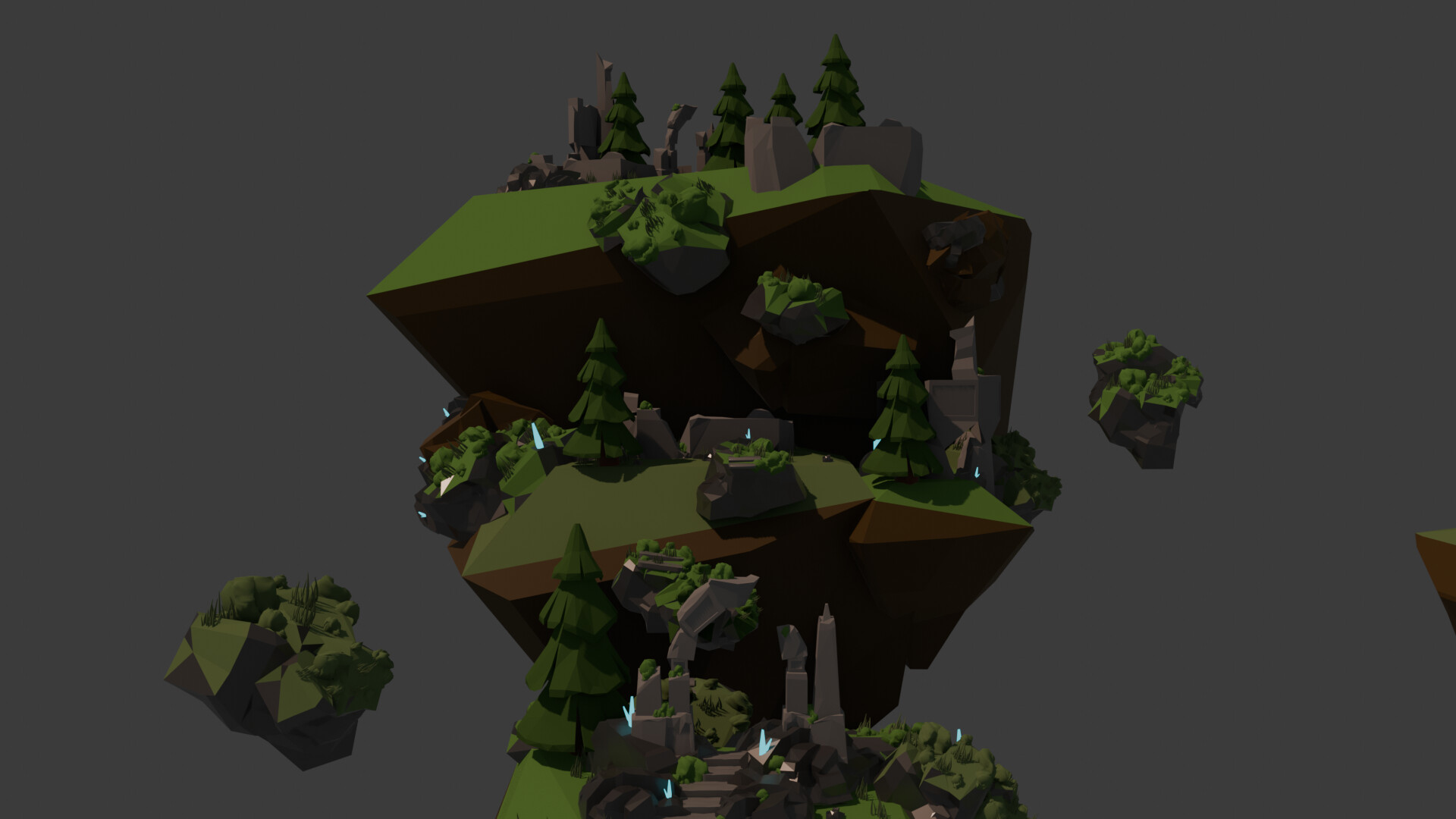 ArtStation - Floating Islands With Ancient Ruins