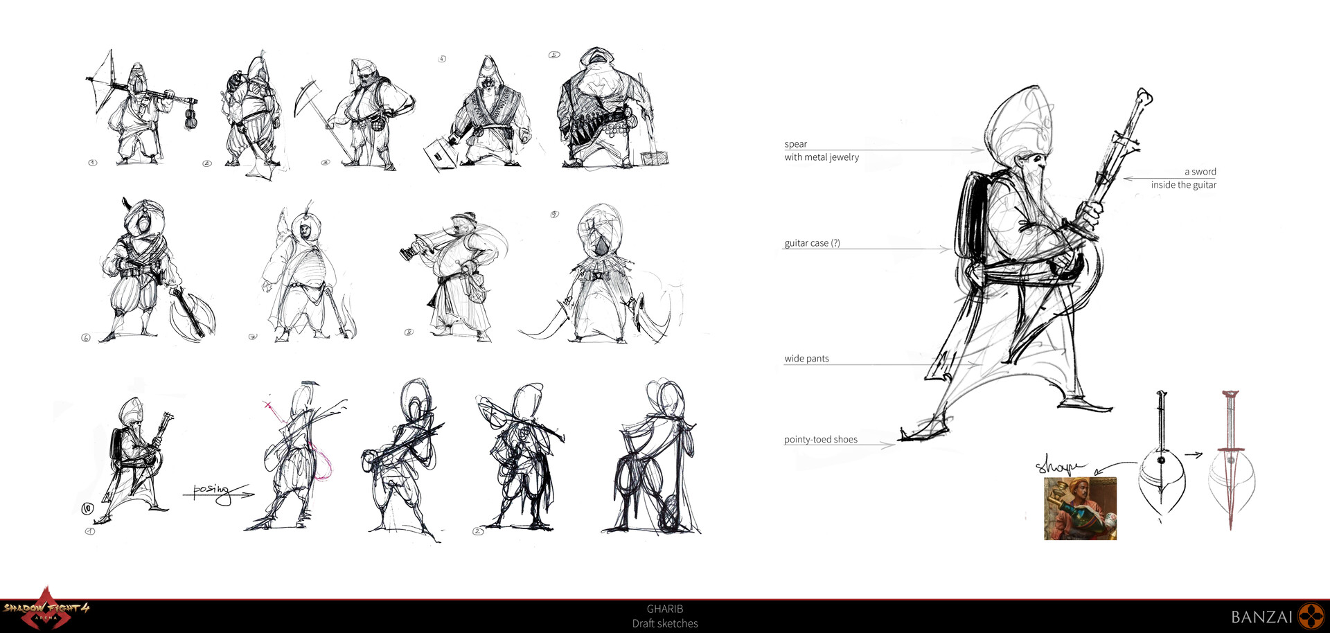 how to draw shadow fight 2 characters