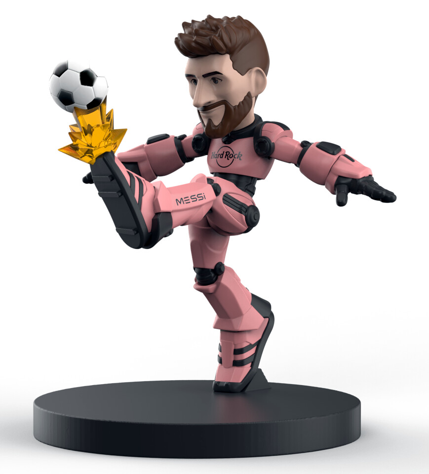 ArtStation - Captain Messi figure · Hard Rock Cafe