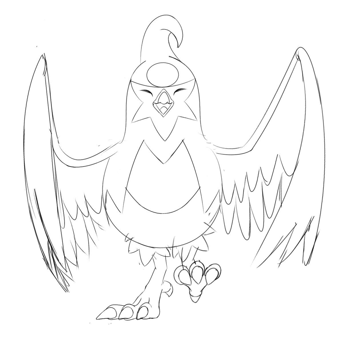 staraptor coloring pages