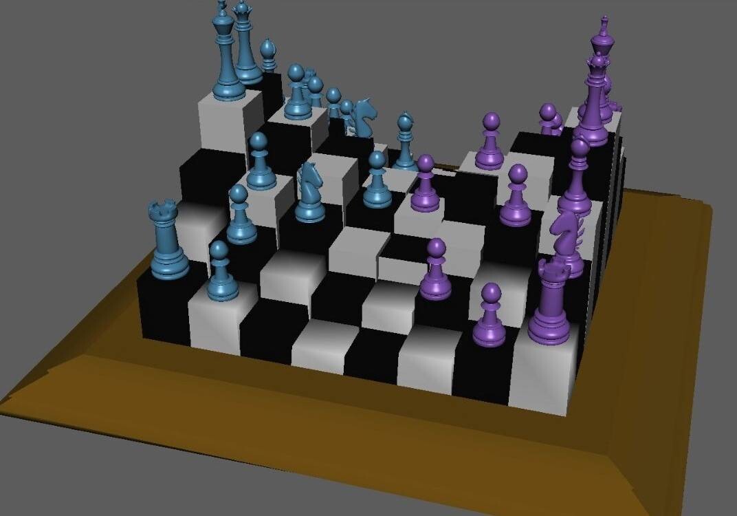 ArtStation - Ajedrez tridimensional