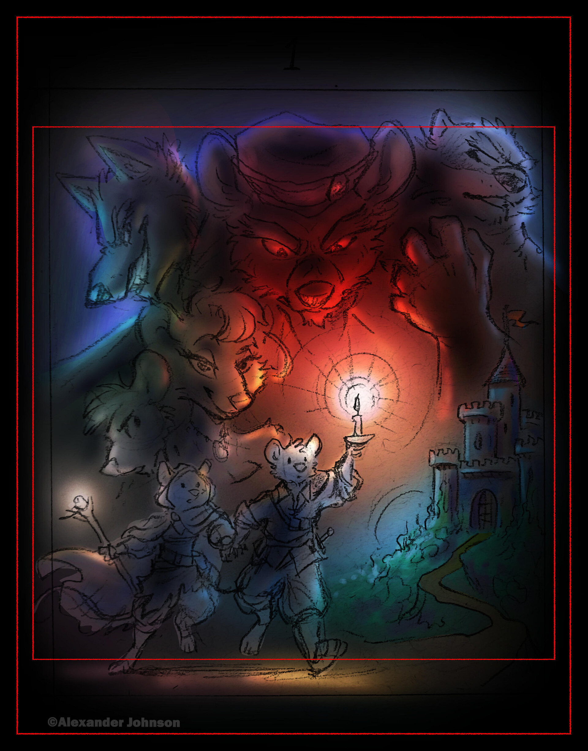 Alexander Johnson - Nightfall at Thorn Hollow Cover Illustration