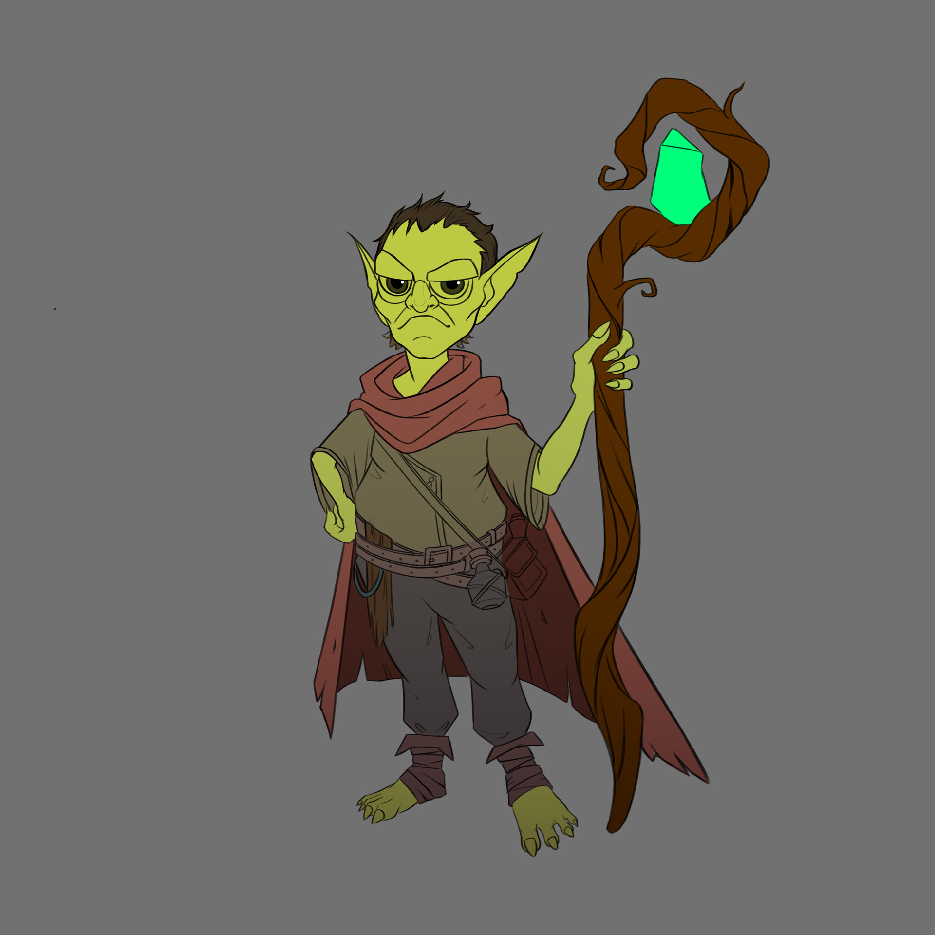 ArtStation - Goblin Wizard Character Design.