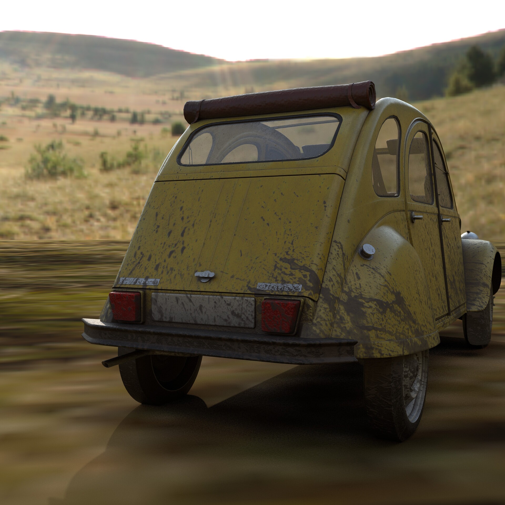 ArtStation - TAXI || CAR || 3D MODEL || TEXTURING