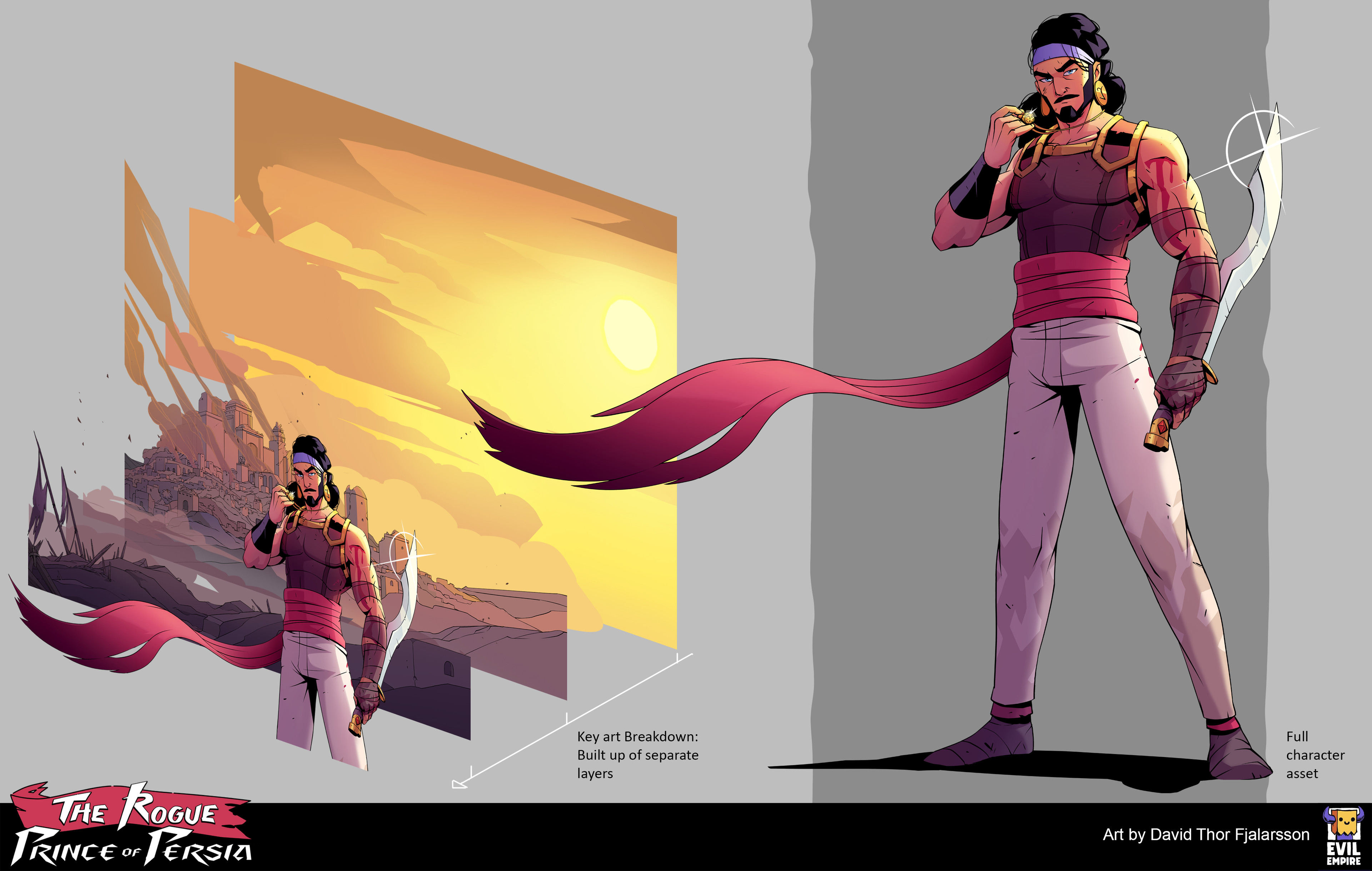 David Thor Fjalarsson - The Rogue Prince Of Persia - Key Art