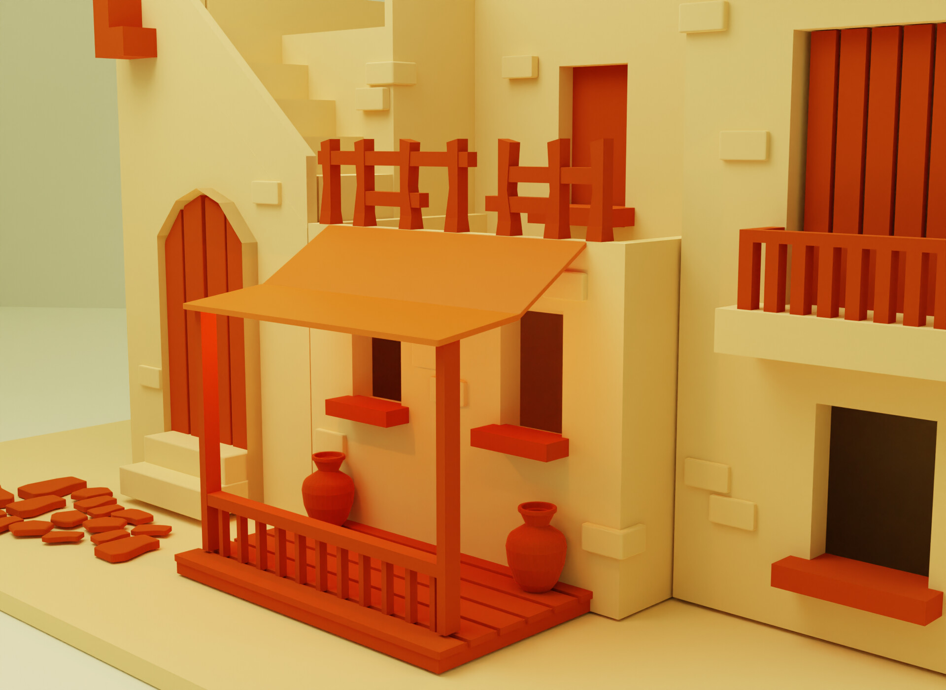 Rini Bansal - Stylized House Model