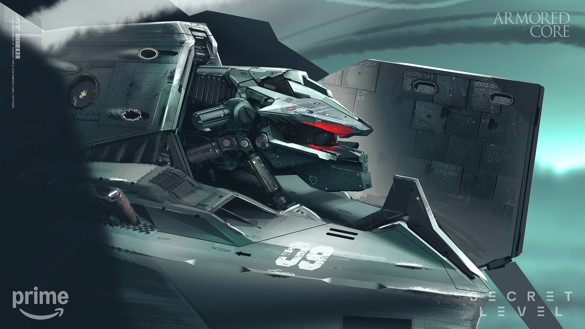 DAYTONER. - SECRET LEVEL // ARMORED CORE "SHRIEKER" CONCEPT SKETCHES