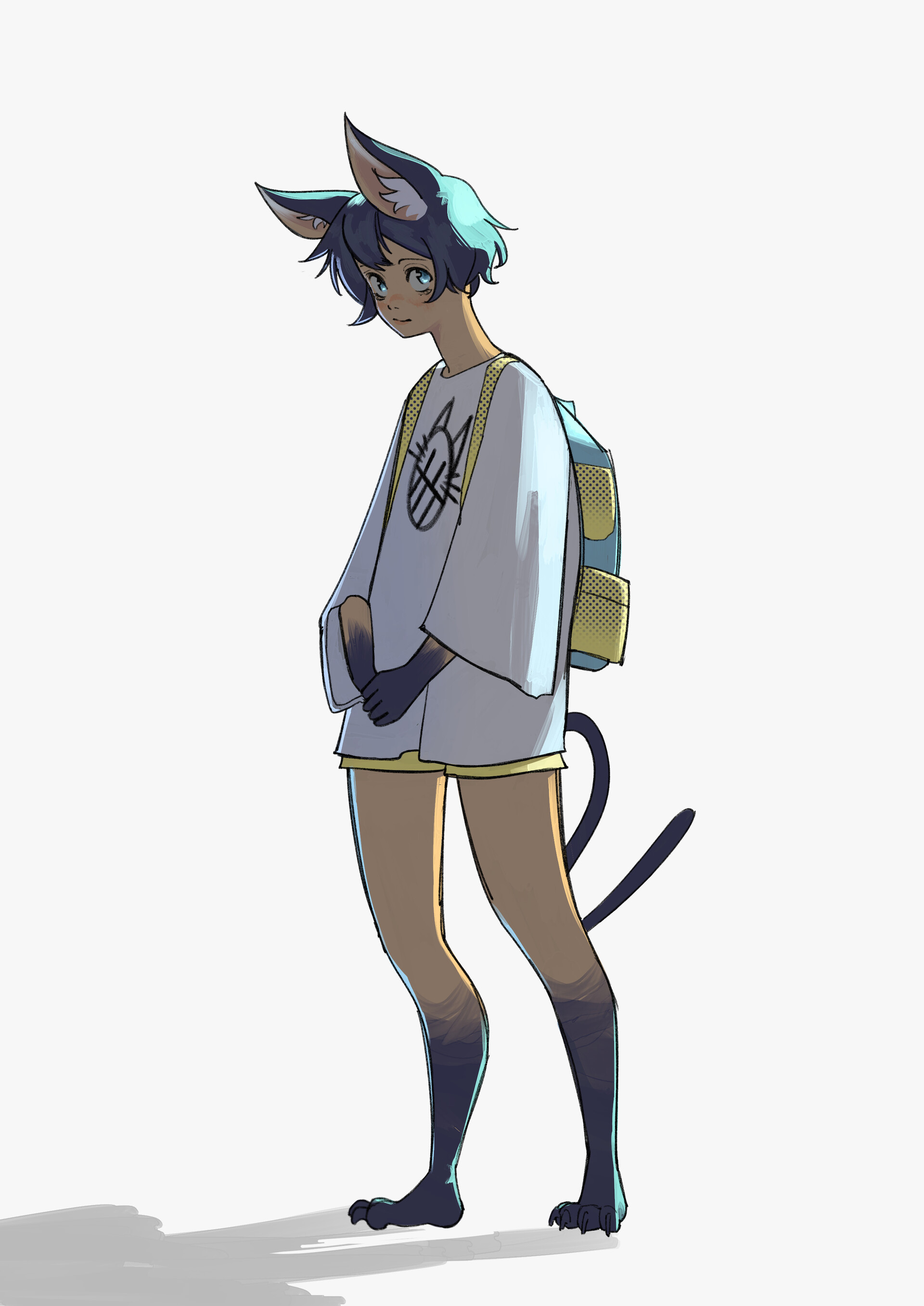 ArtStation - Cat Person Character