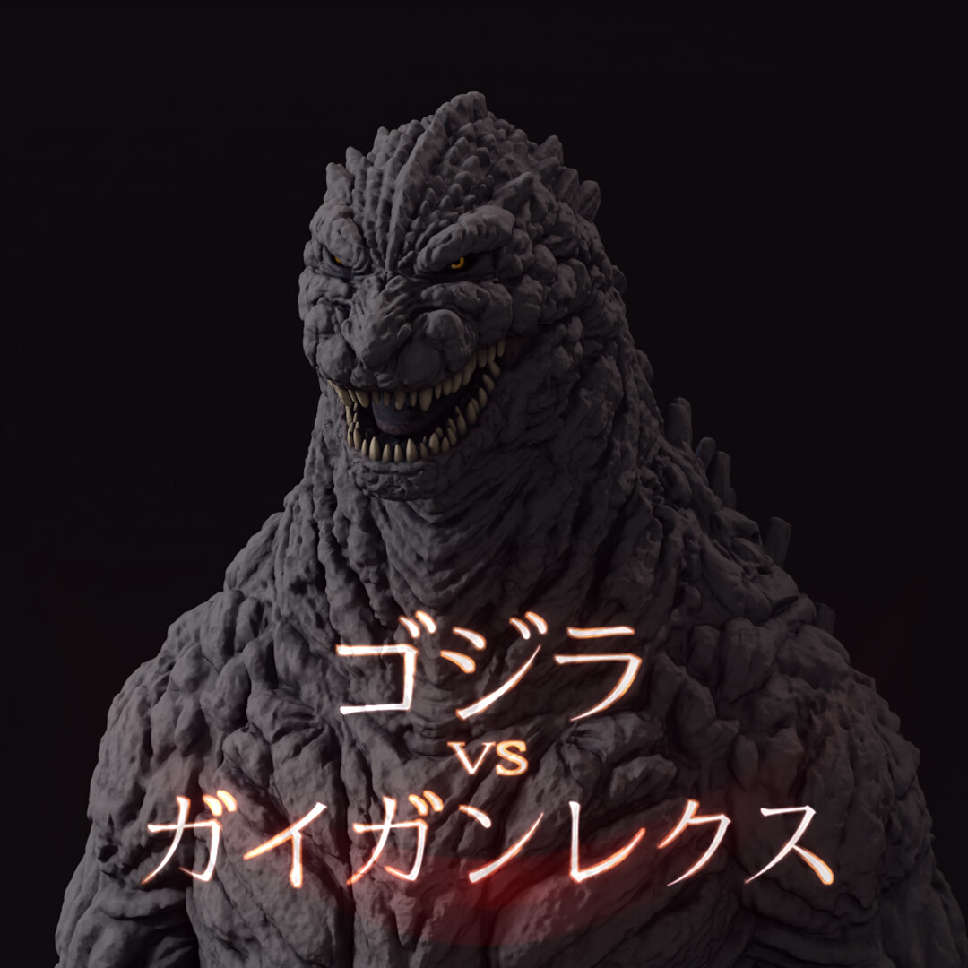 ArtStation - Gemstone Godzilla