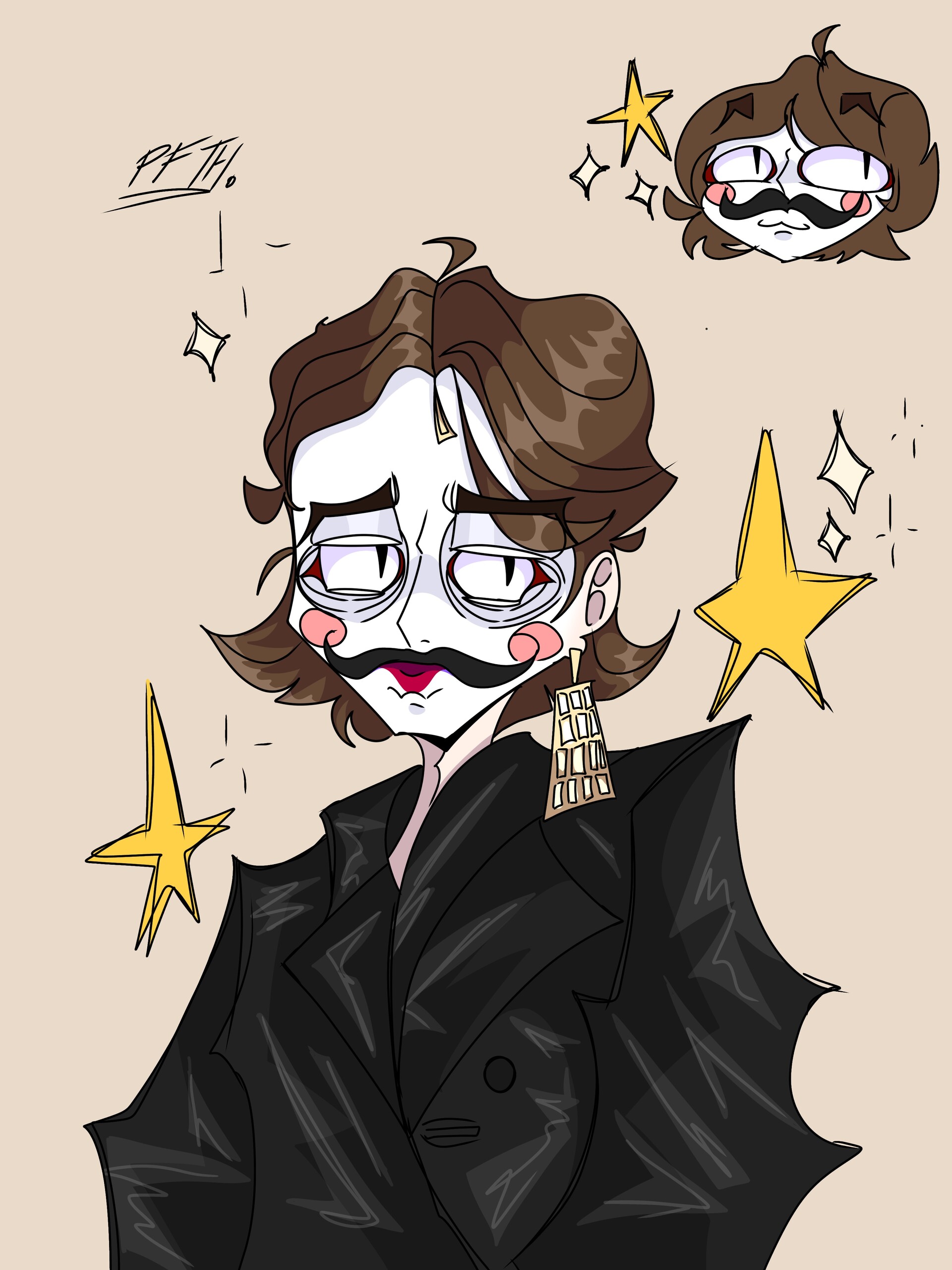 ArtStation - Fanart of Emcee (Illya Choporov) from Ukrainian cabaret 🖤