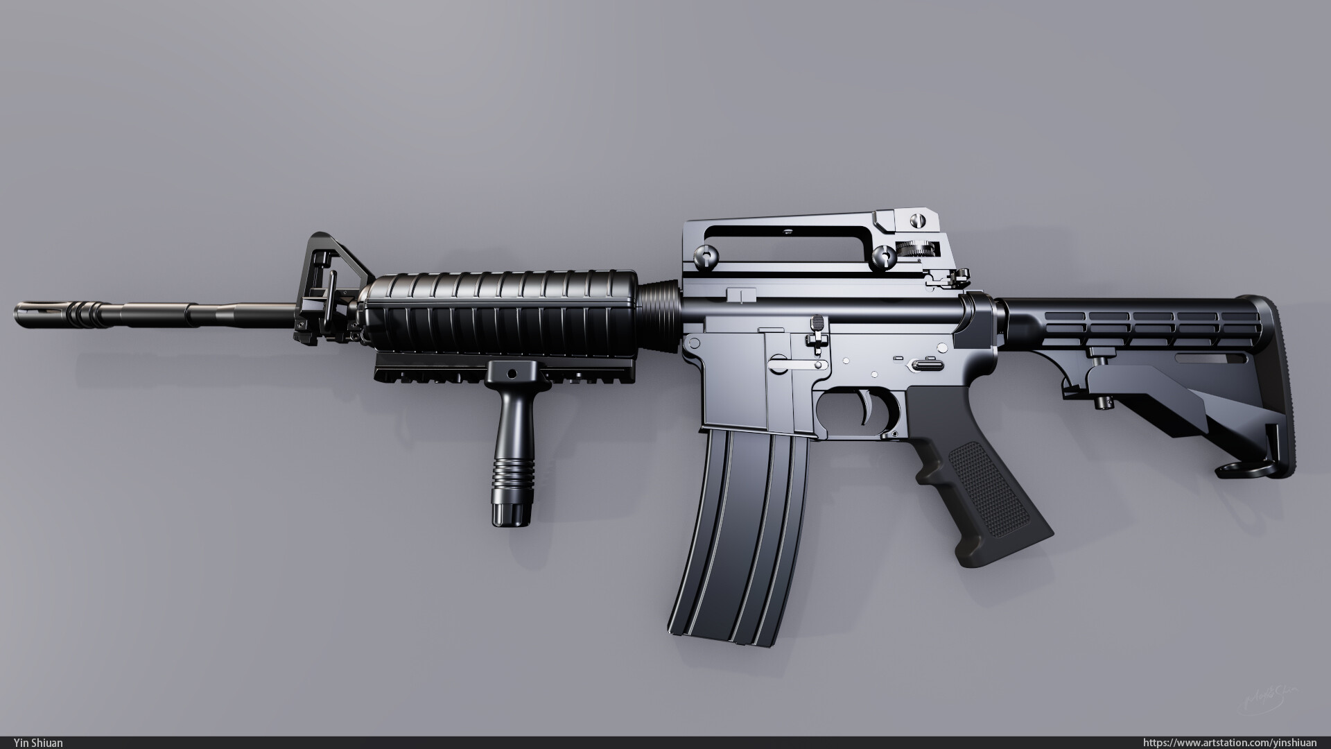 ArtStation - M4 Carbine Test