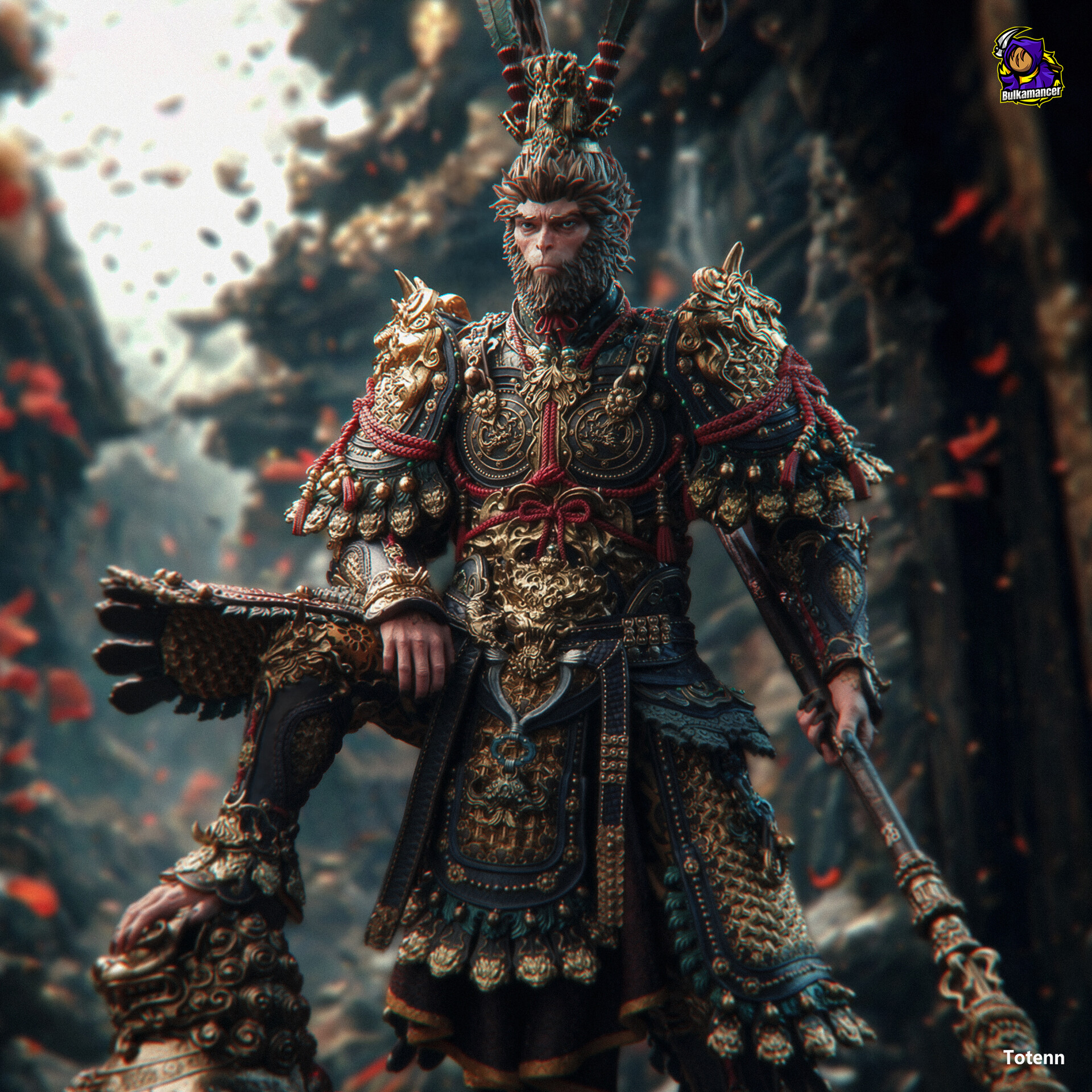 ArtStation - The Destined One (Black Myth: Wukong) Fanart